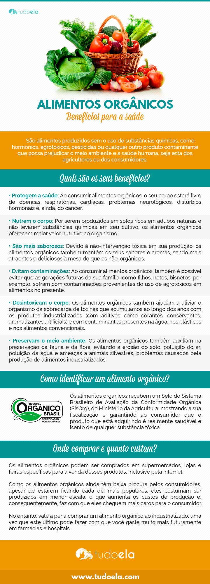 Alimentos orgânicos: saiba quais são e os benefícios à saúde