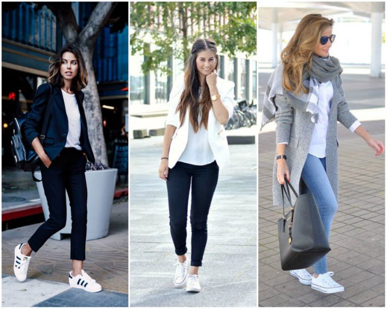 Looks com tênis branco para todas as ocasiões! - Tudo Ela